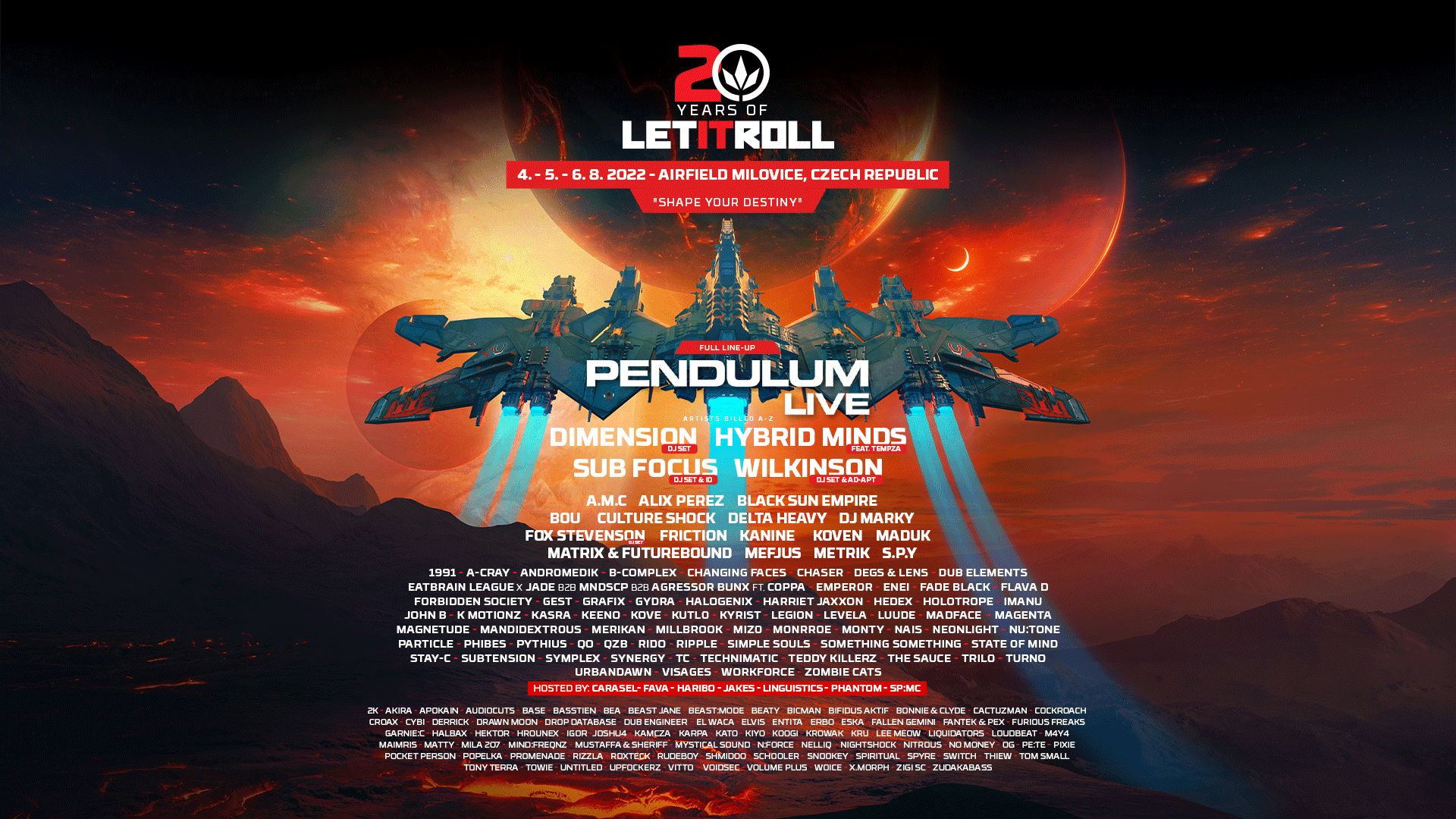 Let It Roll 2022 představuje full lineup! – Booking Let It Roll